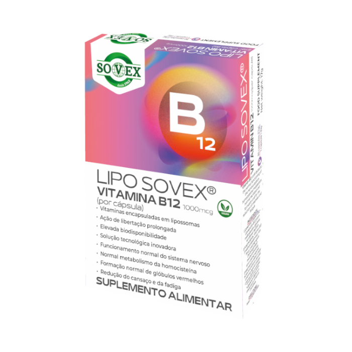 Lipo Vitamina B12 – 30 cápsulas – Cnatural